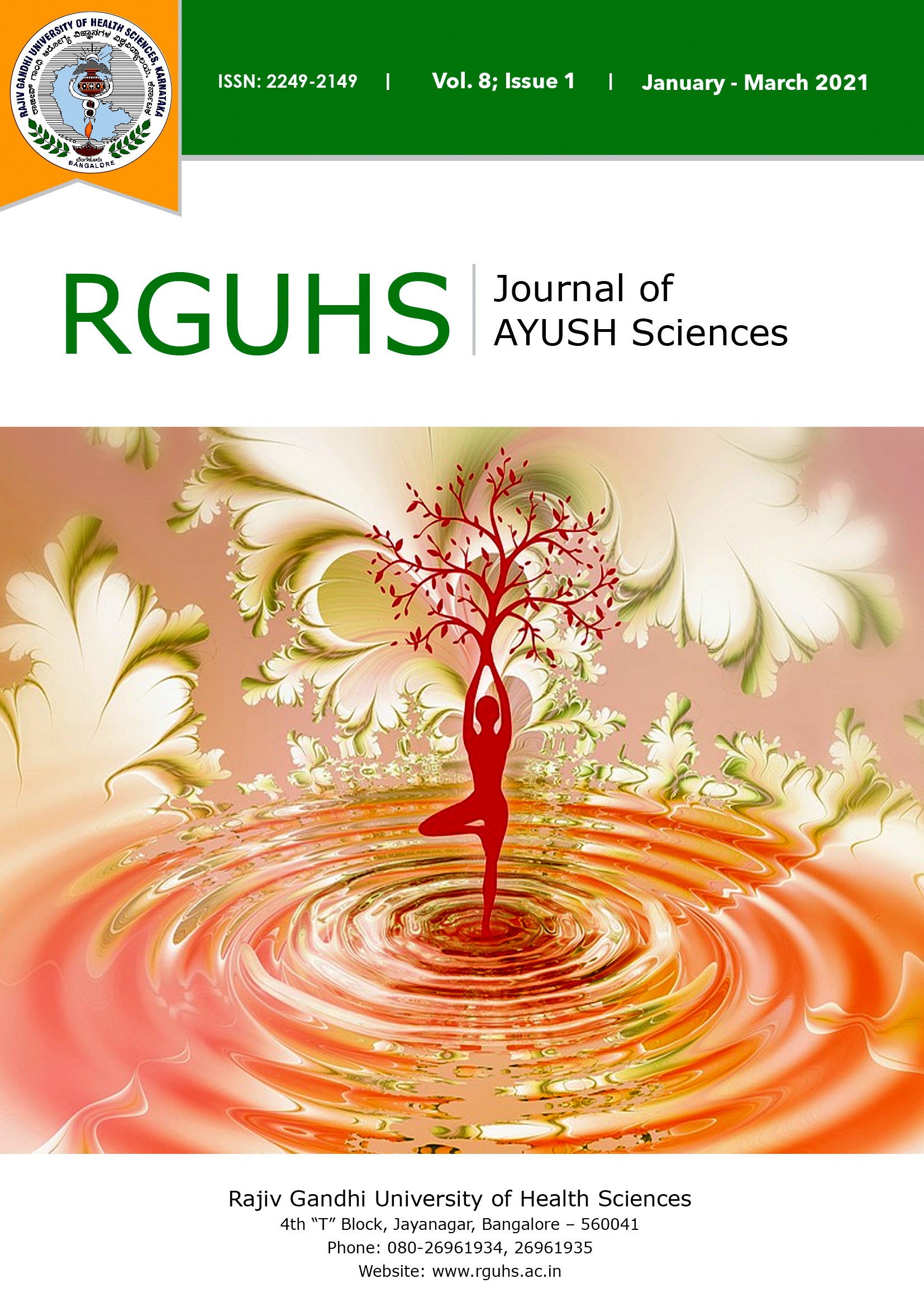 Author Guidelines | RGUHS Journal of AYUSH Sciences | Journal Grid